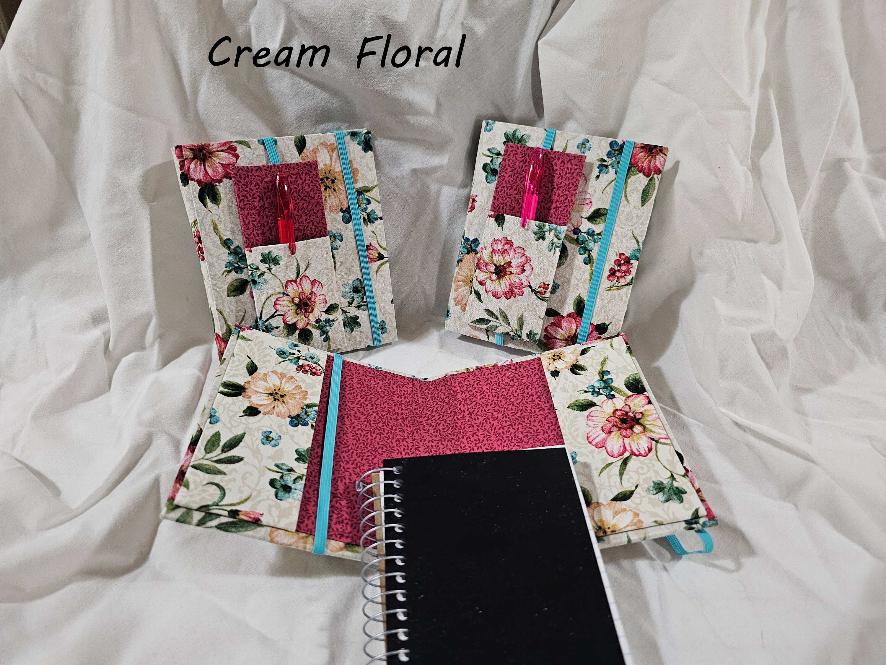 Reusable Journal Hard Cover With Pen Pouch - Etsy