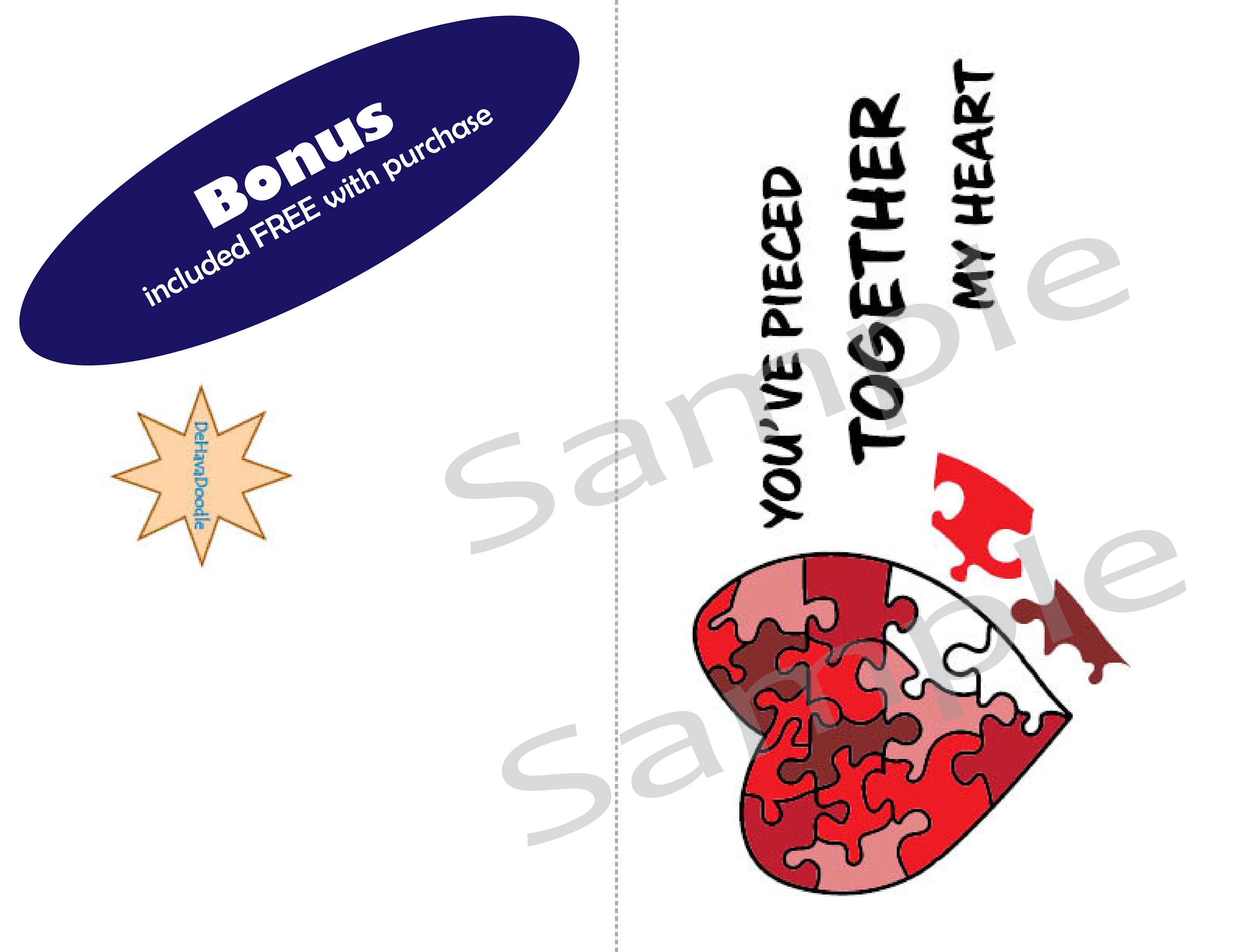 Pieced Heart SVG, heart SVG, Clipart, png, jpg, eps, Cricut, valentine ...