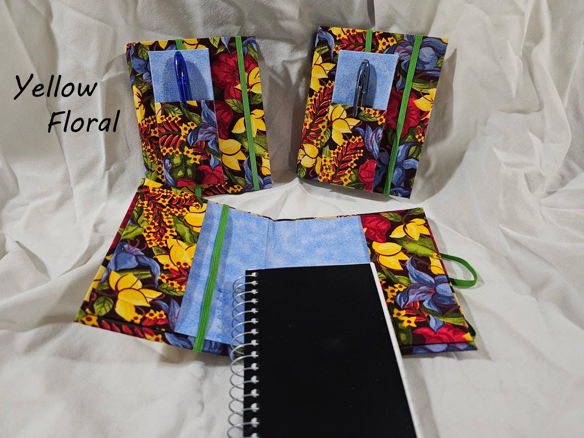 Reusable Journal Hard Cover With Pen Pouch - Etsy