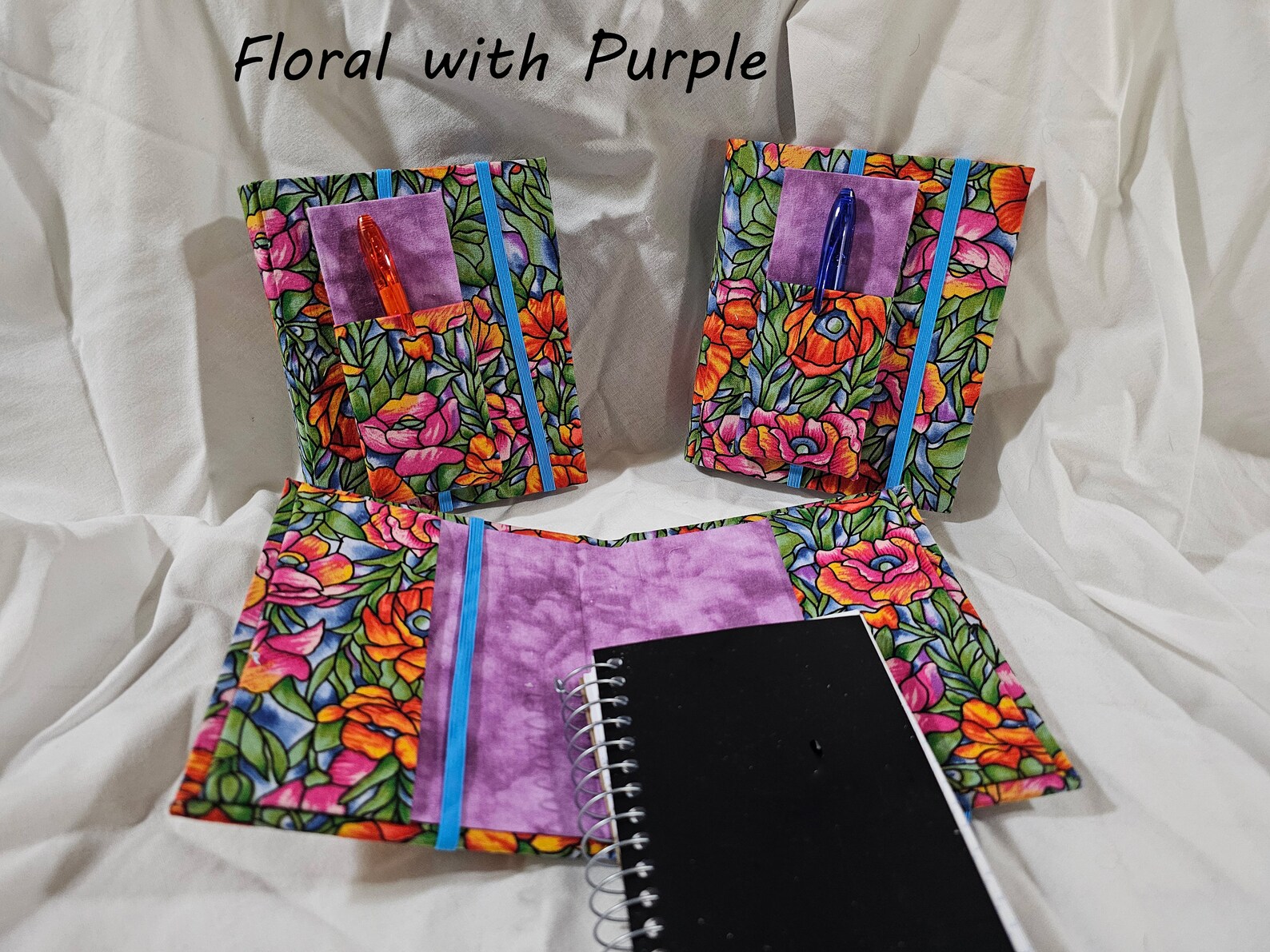 Reusable Journal Hard Cover With Pen Pouch - Etsy