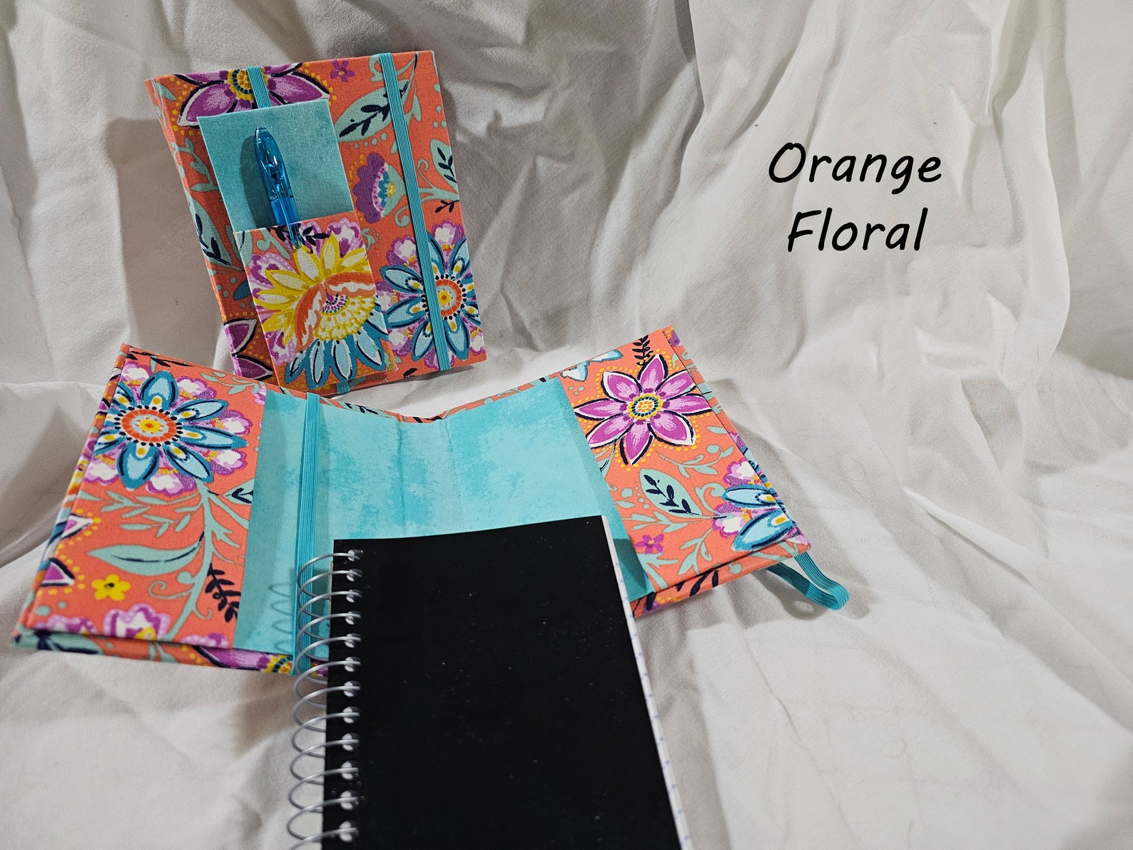 Reusable Journal Hard Cover With Pen Pouch - Etsy