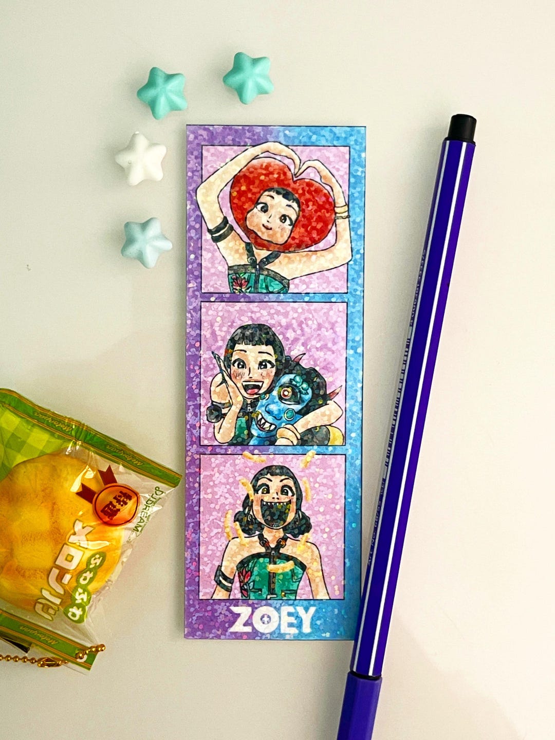 KPOP Demon Hunters ZOEY Sticker - Deco Stickers, Korean Stationery ...