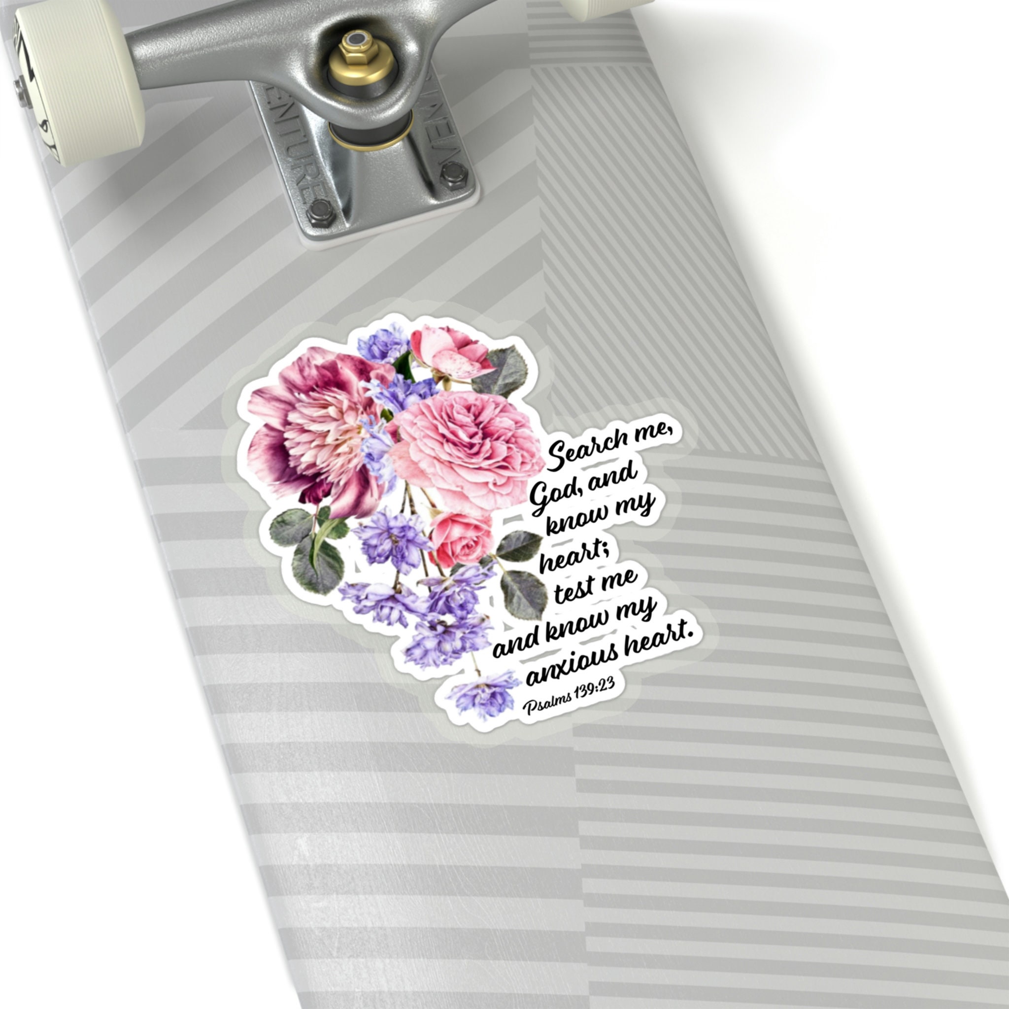 Bible Verse, Bible Verse Sticker, Psalms 139:23, Search Me, God, and ...