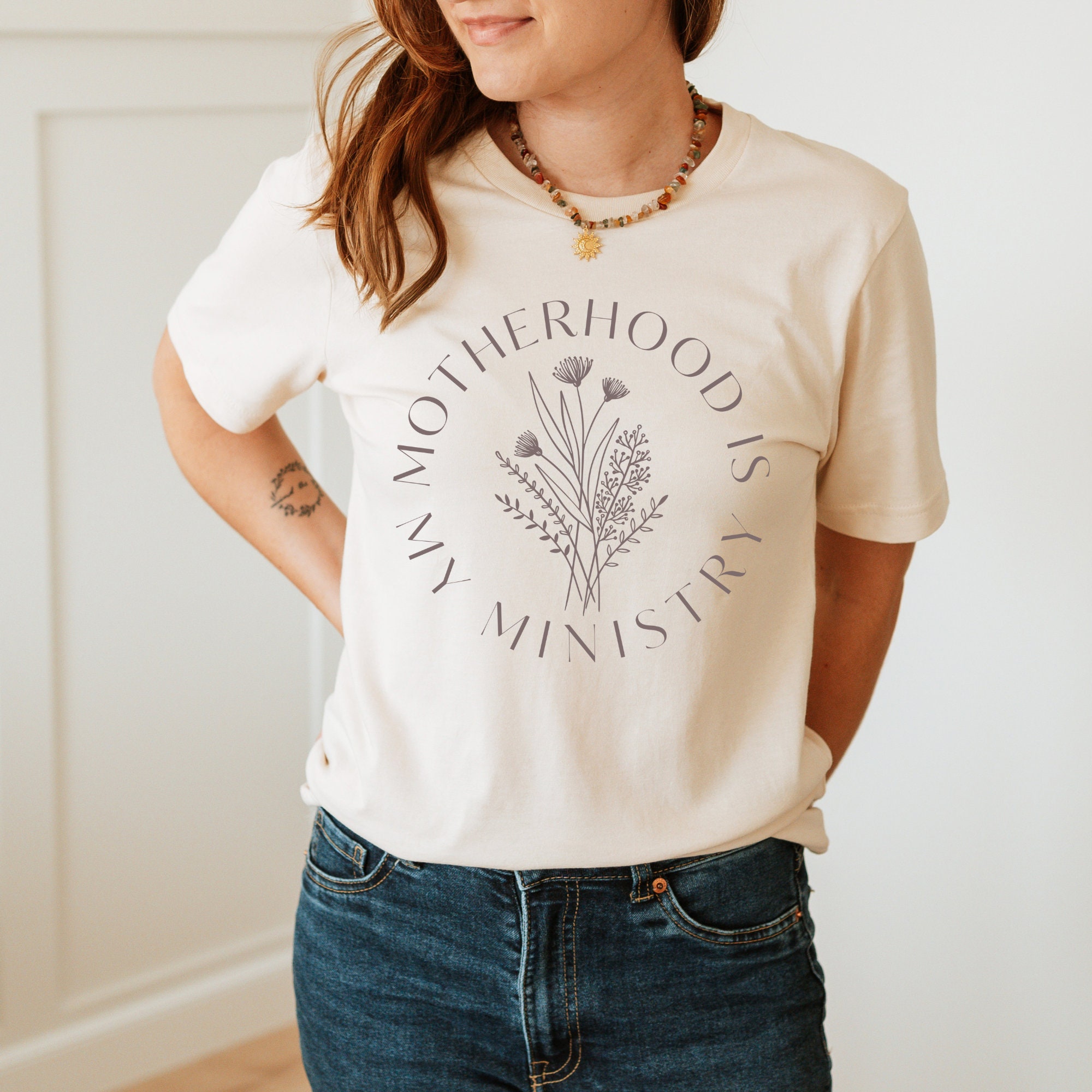 Motherhood is My Ministry SAHM Shirt Tradwife Tee Shirt - Etsy