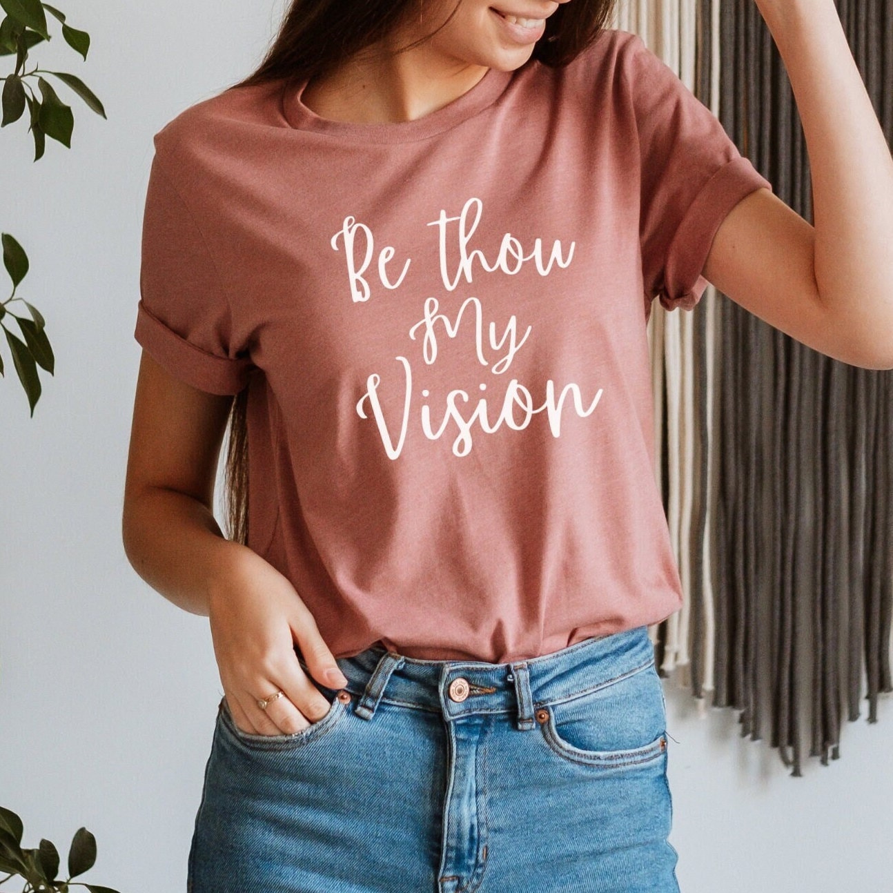 Be Thou My Vision Tee Shirt, Hymn Art T-shirt, Christian Women's ...