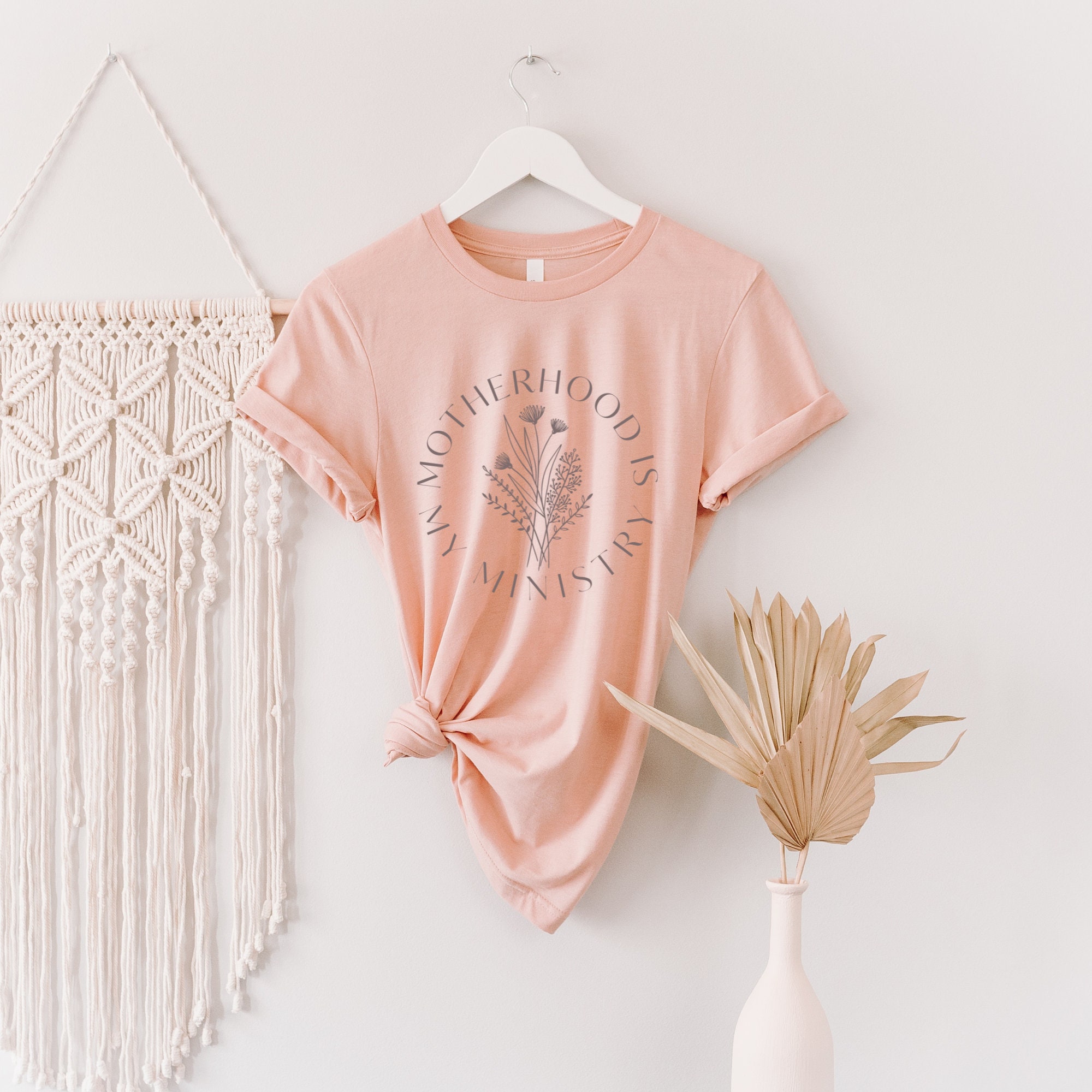 Motherhood is My Ministry SAHM Shirt Tradwife Tee Shirt - Etsy