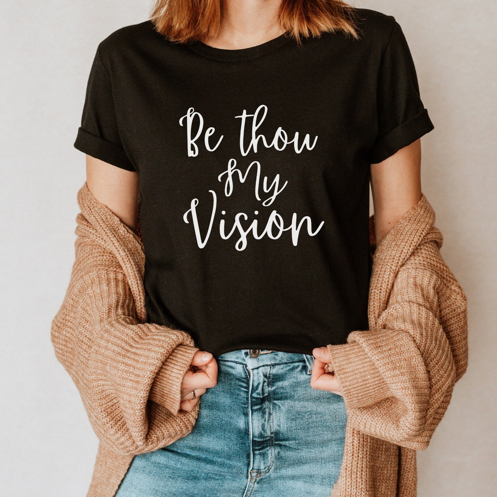 Be Thou My Vision Tee Shirt, Hymn Art T-shirt, Christian Women's ...