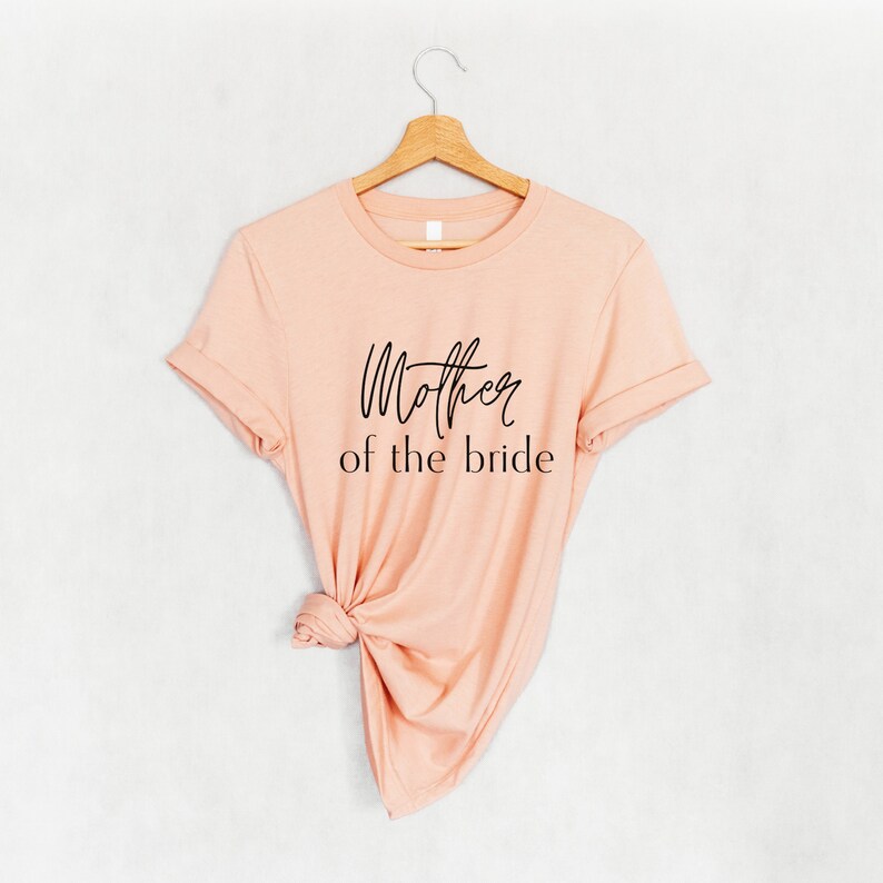 Customizable Wedding Family Shirts, Bridal Shower Gift, Mother of the ...