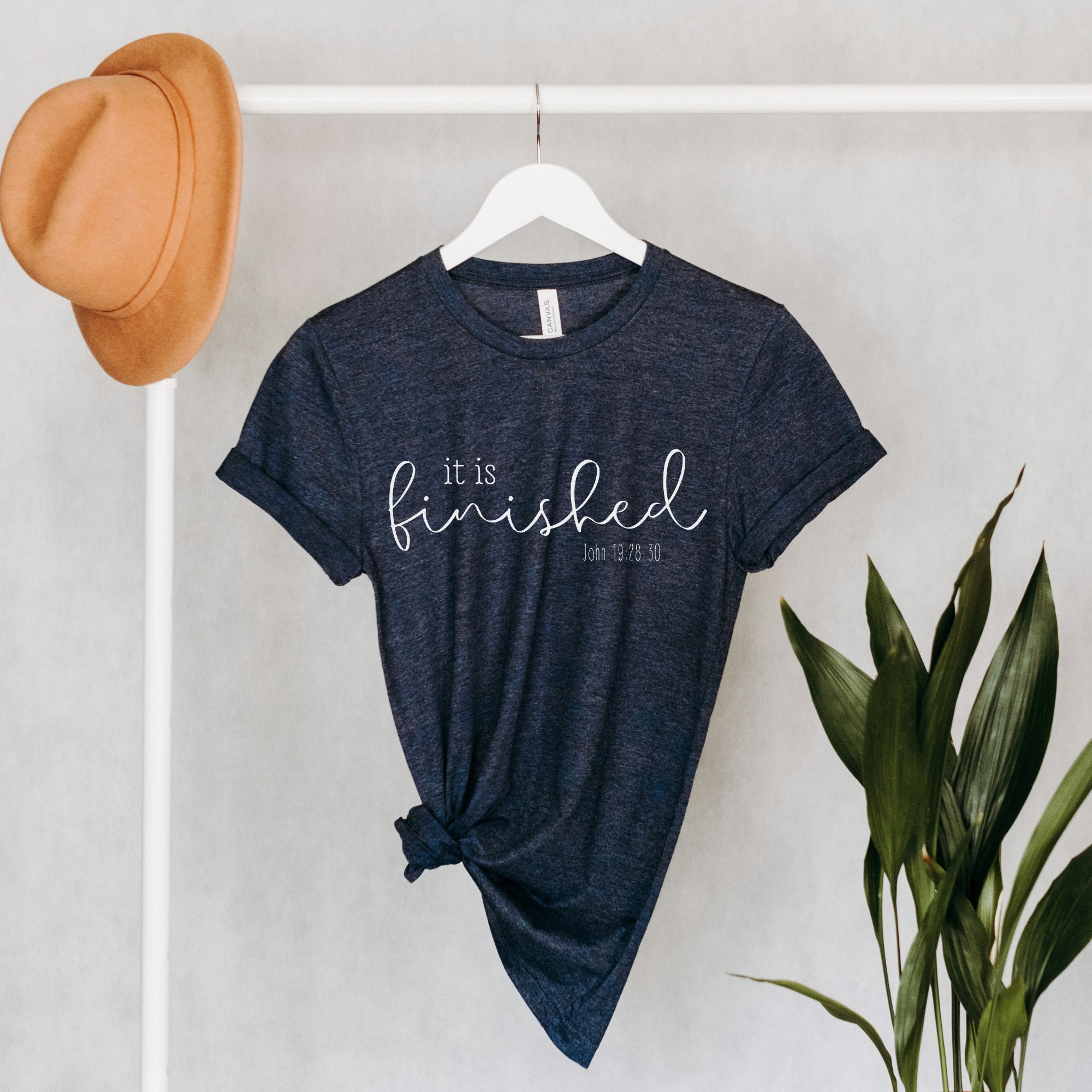It is Finished Shirt, Bible Verse Shirts, Religious Easter Tee for ...