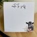 Cow Sticky Notes - Etsy