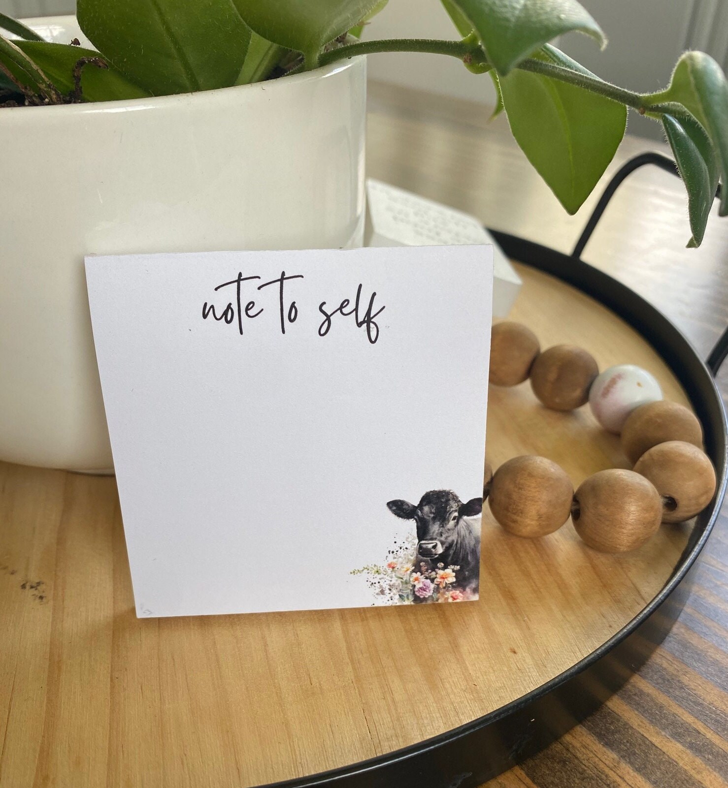Cow Sticky Notes - Etsy