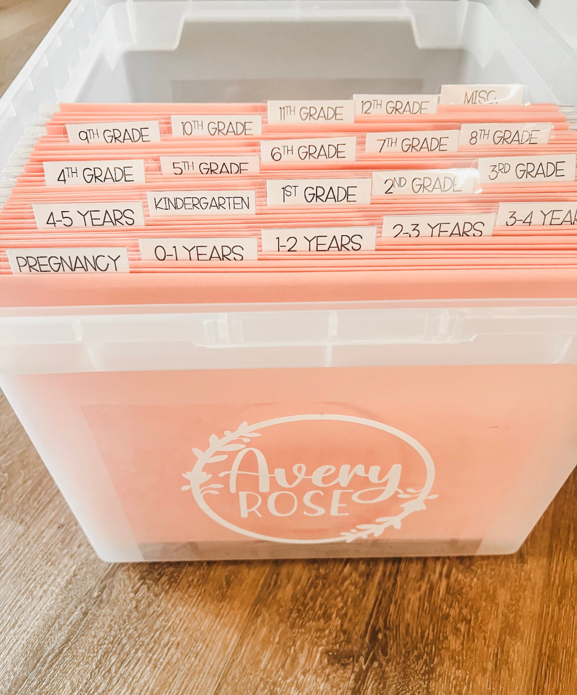 Milestone Box Tab Inserts | Memory Box Labels | Childhood Memories ...