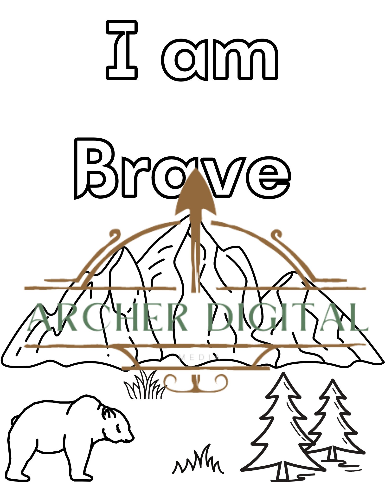 Affirmation Coloring Pages - Etsy