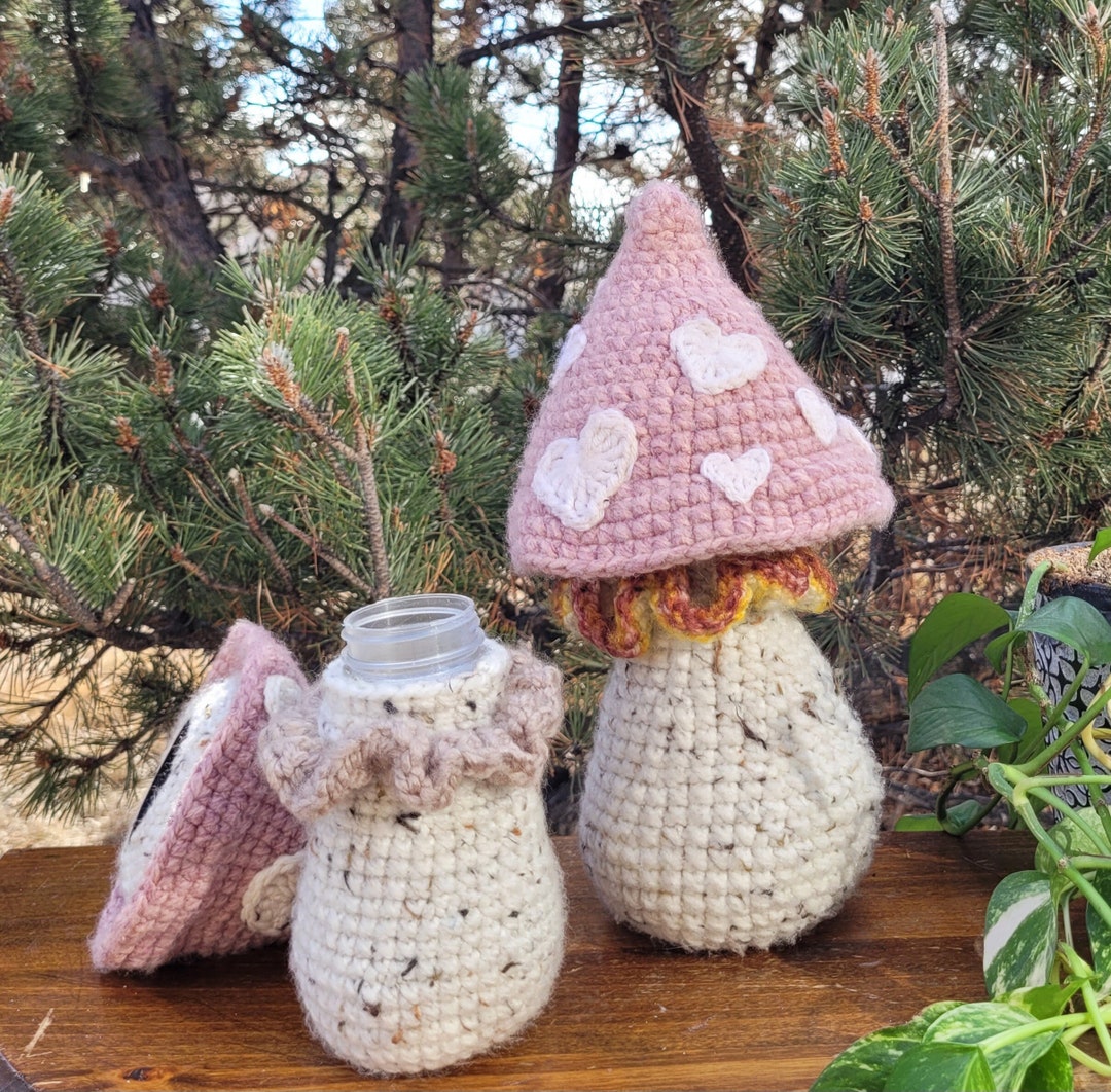 Mushroom Stash Jar CROCHET PATTERN Pdf File Beginner Friendly ...