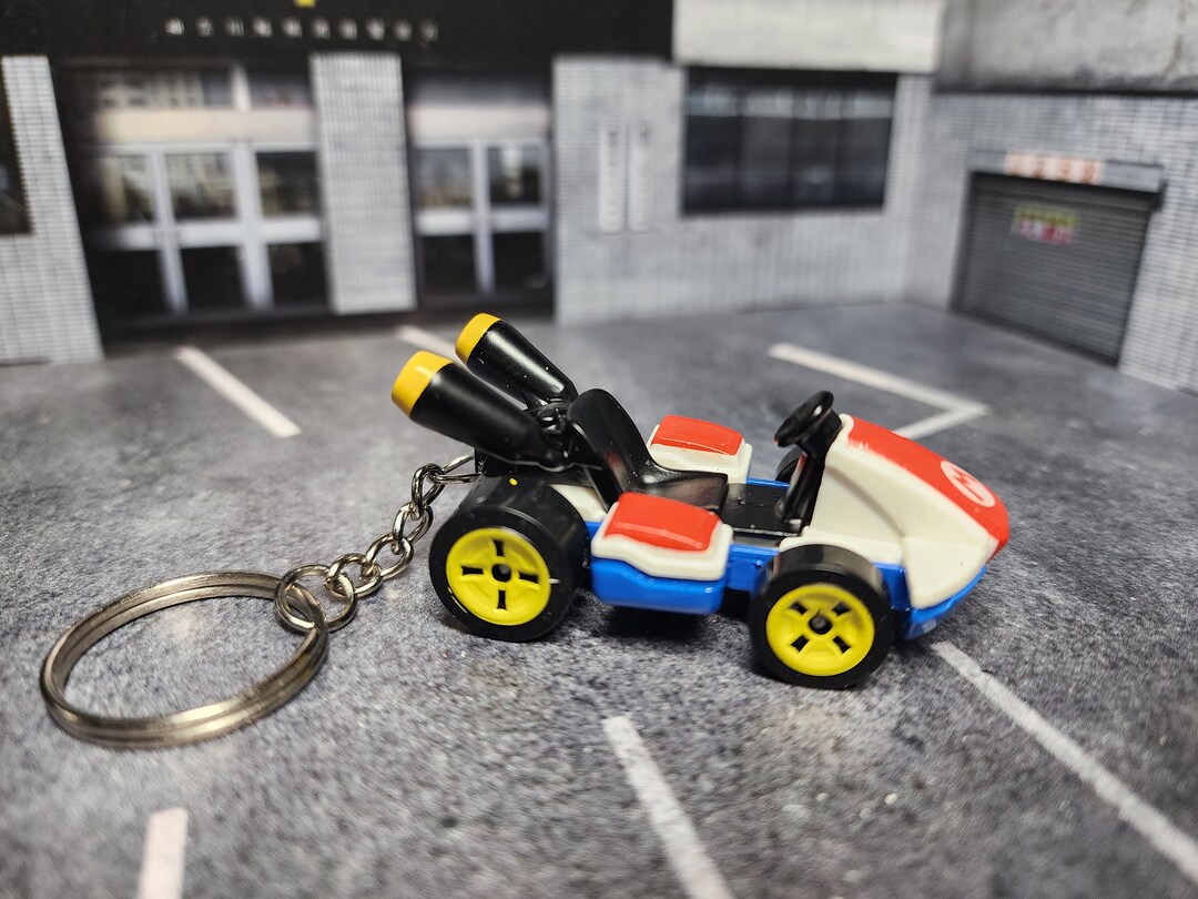 Mario Kart Keychain Maio Kart Keyring - Etsy