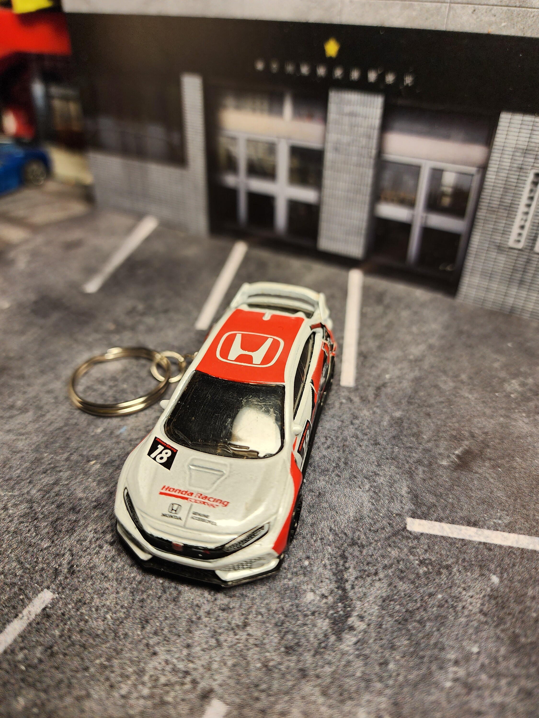 Honda Civic Type R Keychain Civic Type R Keyring - Etsy
