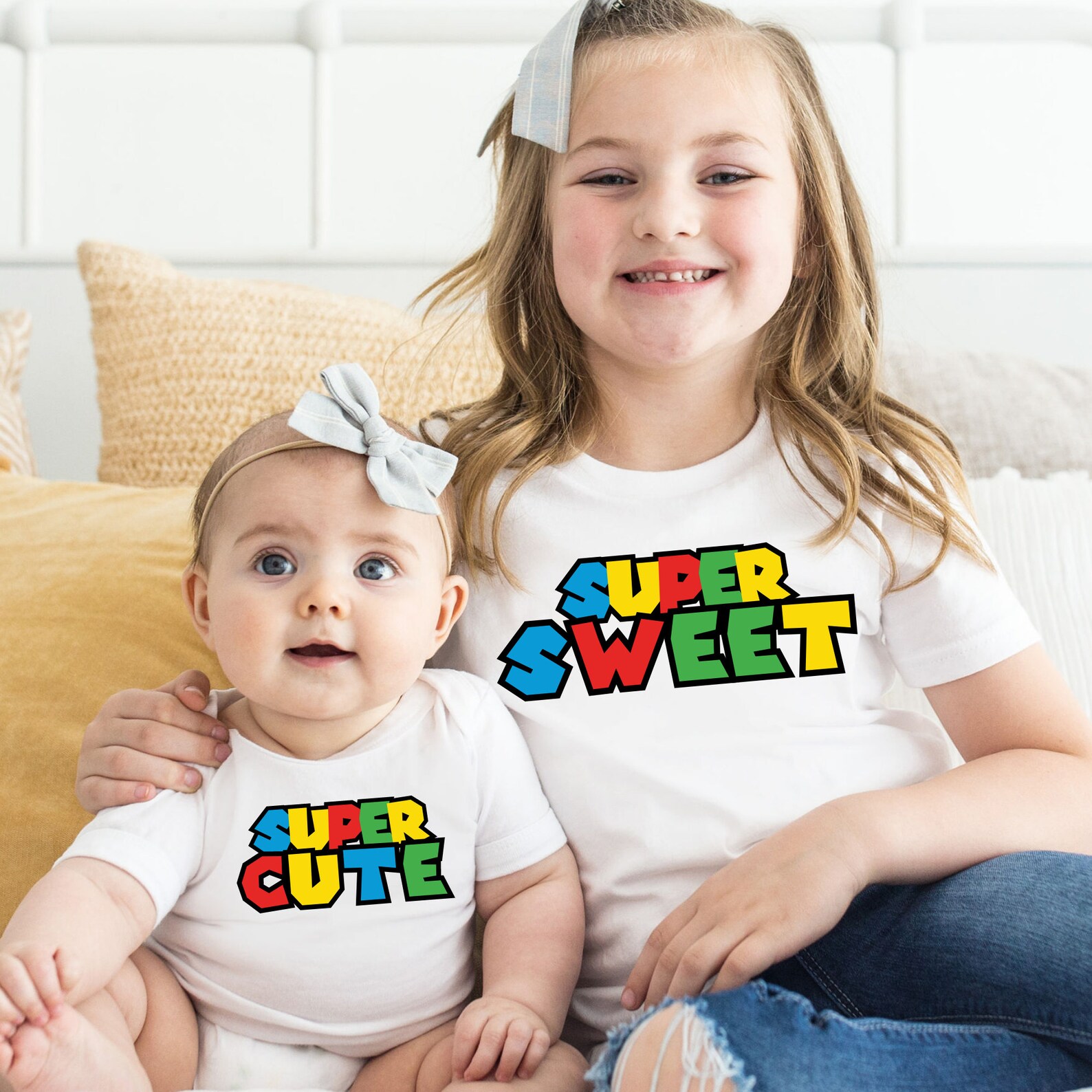 Super Mario Custom Names T-shirts Personalized Family Mom - Etsy