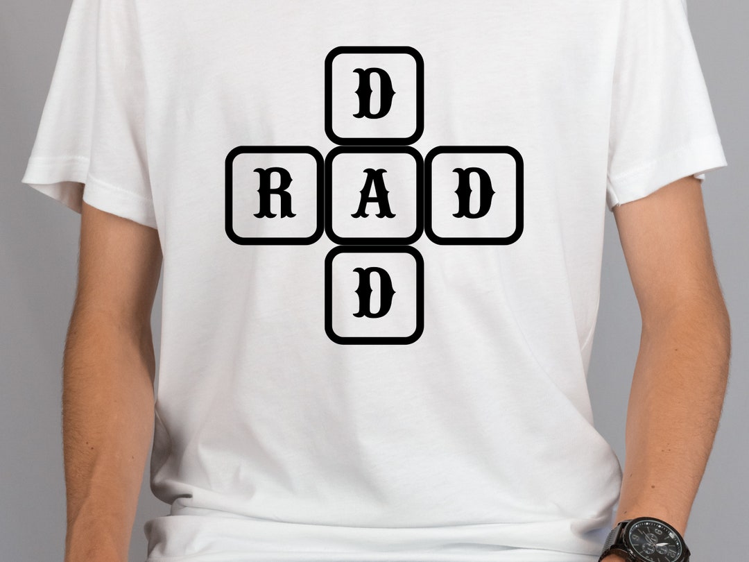 Rad Dad Blocks T-shirt, Perfect Birthday or Anniversary Gift for ...