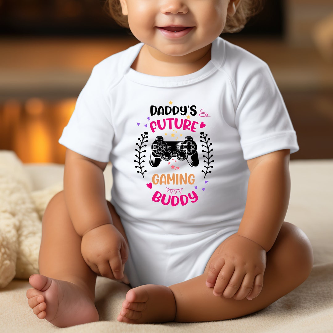 Newborn Clothes, Future Gaming Buddy Bodysuit, Newborn Baby Tee, Cute ...