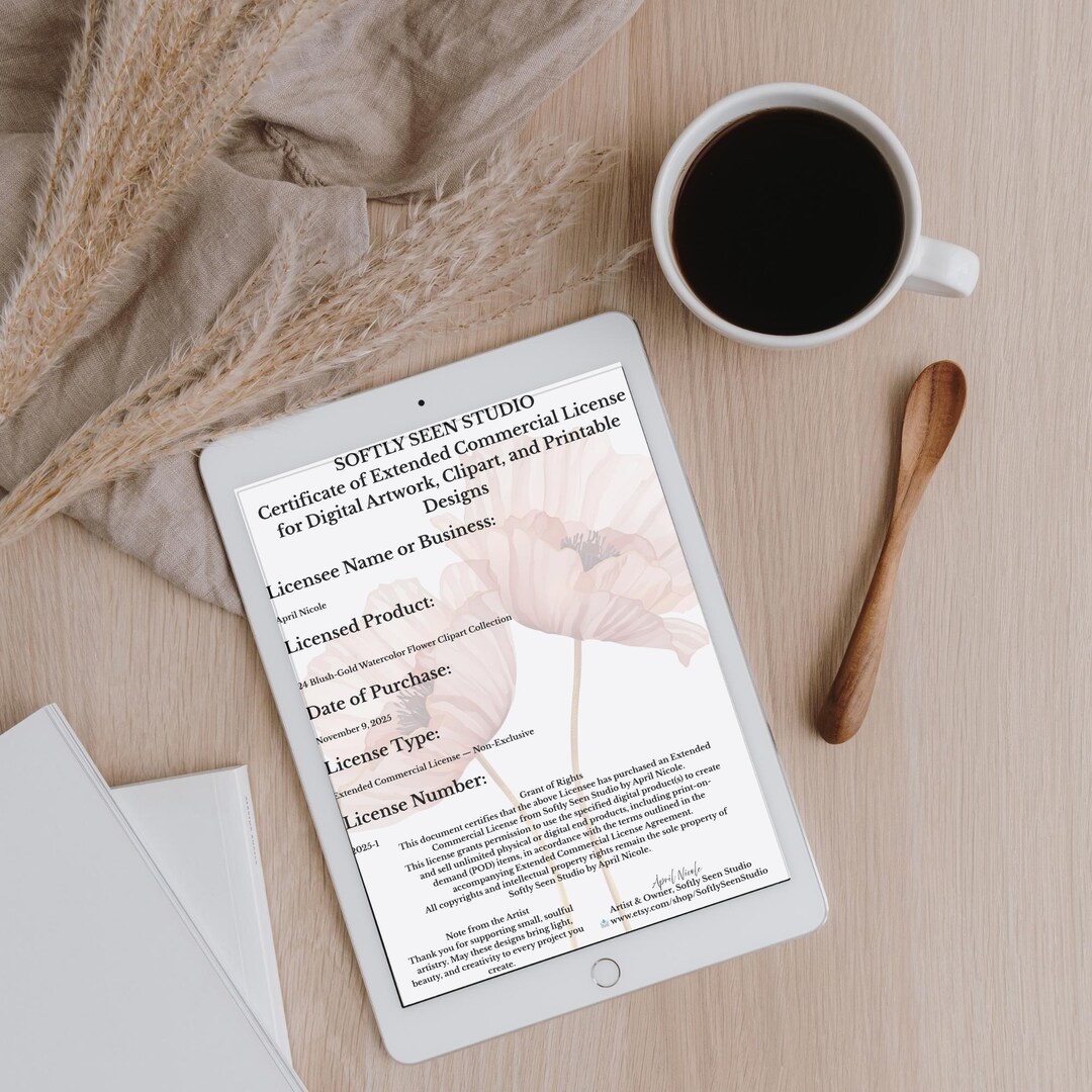 Extended Commercial License for Clipart, Professional Designs ...