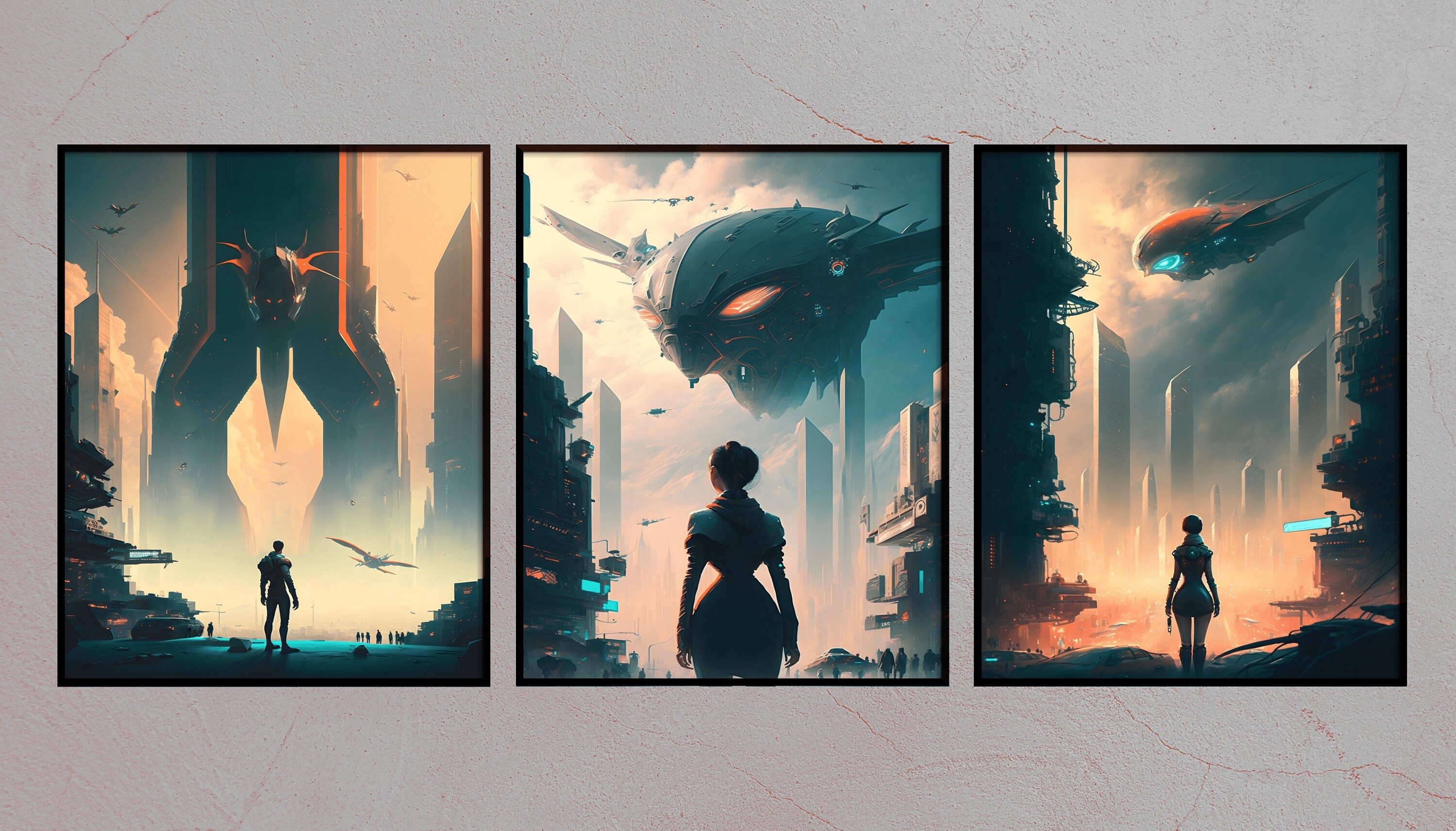 Sci-fi Poster Wall Art Office Poster Art Print Living Room Prints ...