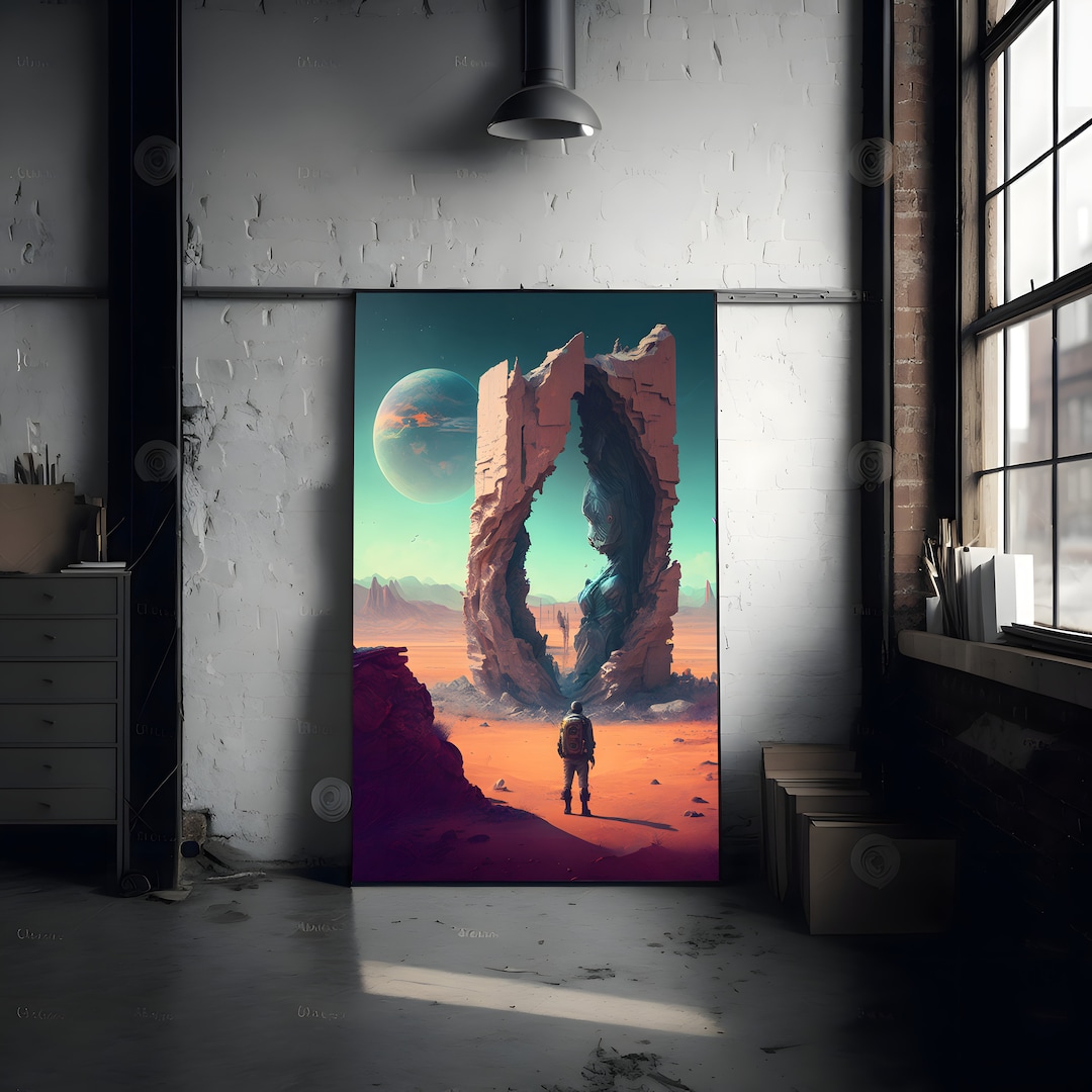 Sci-fi Poster Wall Art Office Poster Art Print Living Room Prints ...