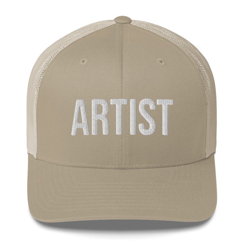 ARTIST Trucker Cap, Embroidered Artist Hat, Multiple Colors | Art Hat ...