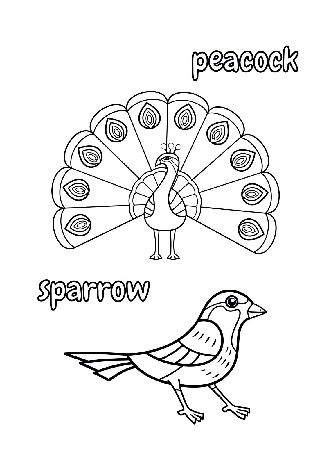 Simple Coloring Pages Worksheet for Kids 50 Designs - Etsy