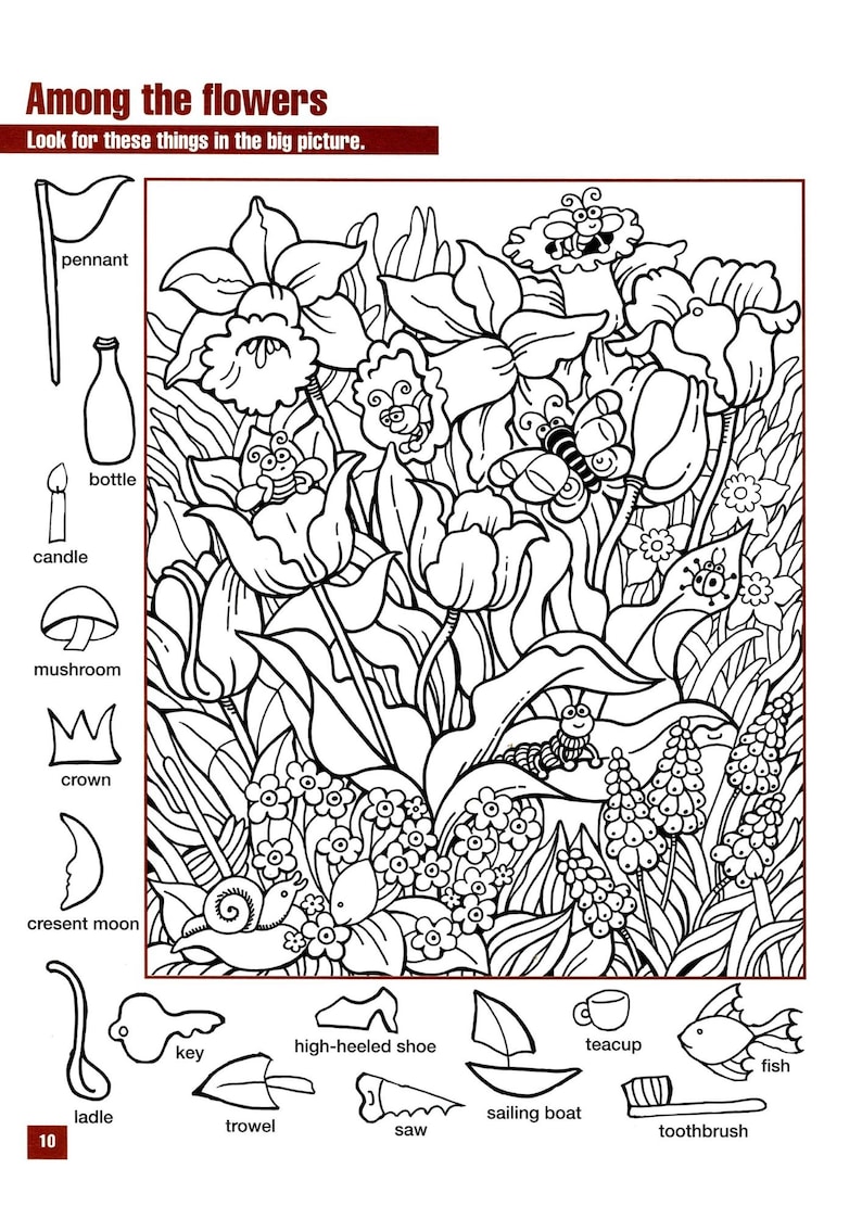 Hidden Pictures Activity Book Spot the Hidden Object Puzzles With ...