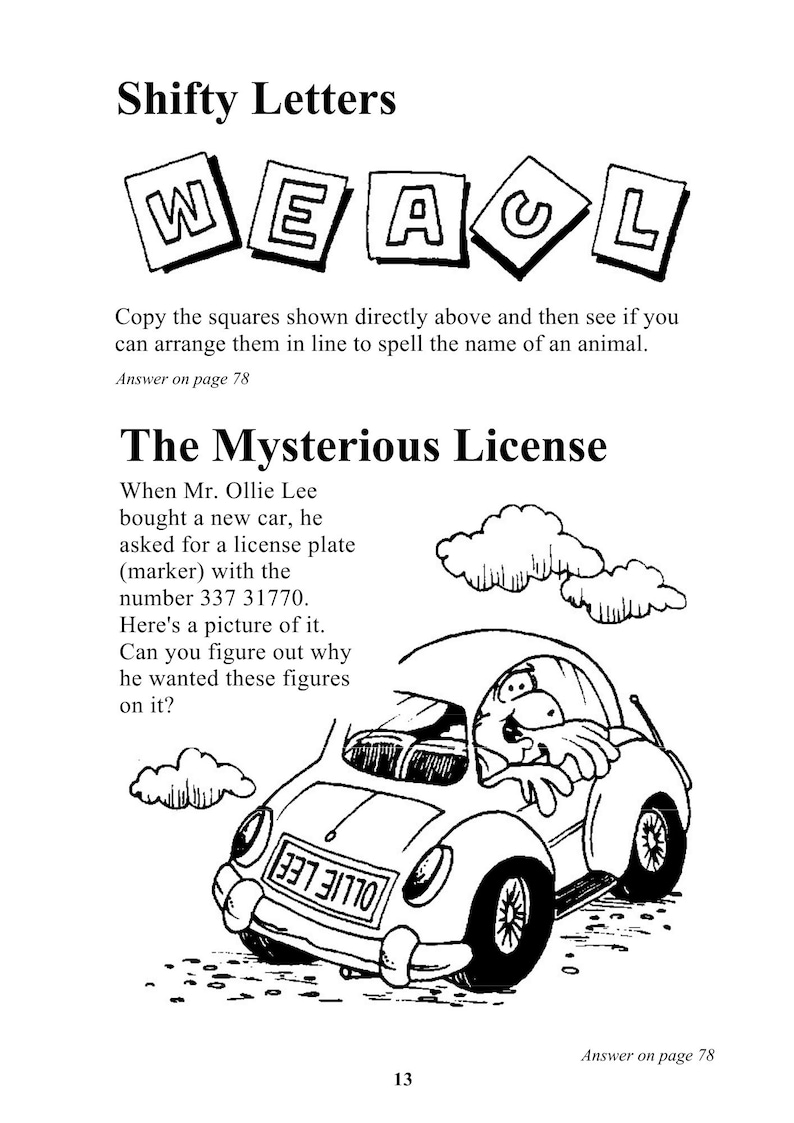 Visual Logic Puzzle Book Brain Teasers, Patterns & Critical Thinking ...