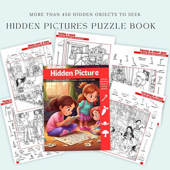 Hidden Picture Puzzle Books
