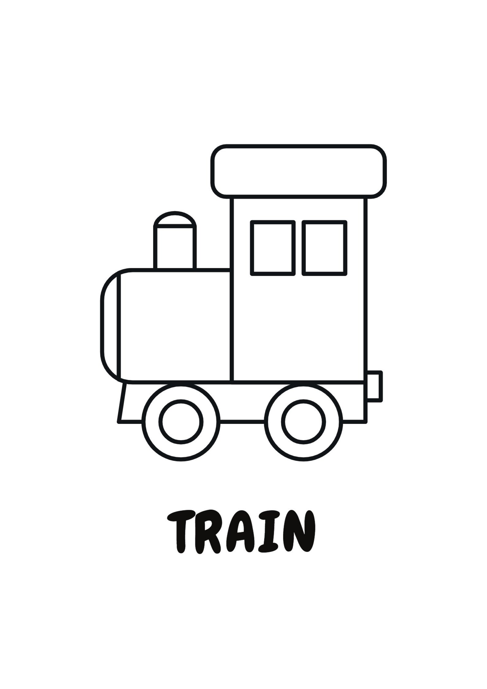 Simple Coloring Pages Worksheet for Kids 50 Designs - Etsy