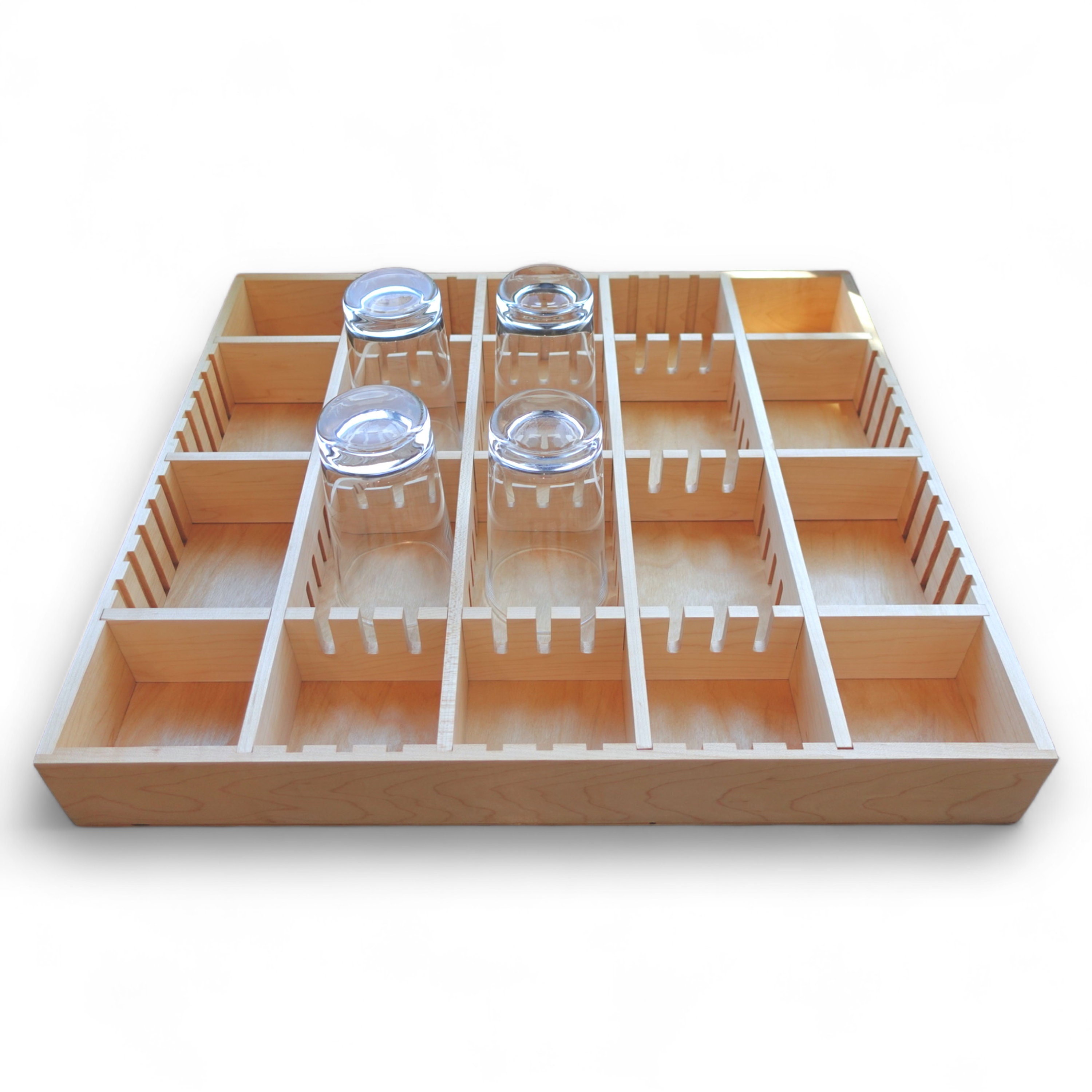 Adjustable Drawer Organizer for Mugs Cups Drawer Storage for Mugs With ...