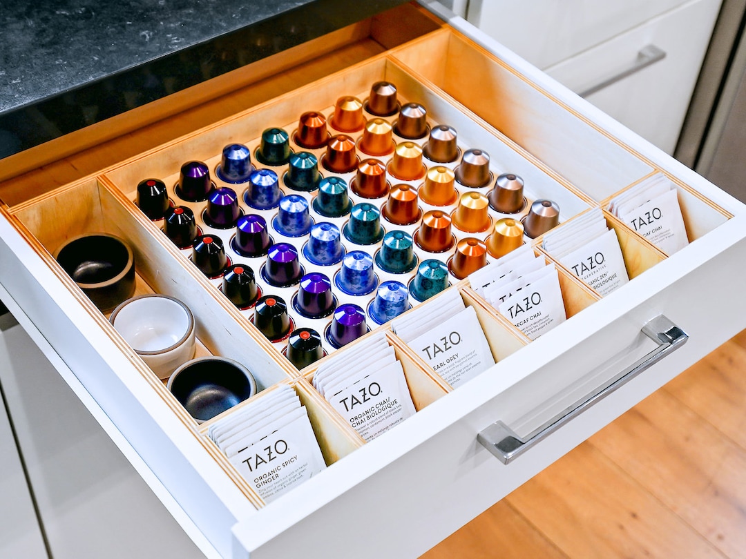 Nespresso Original Drawer Organizer Made From Solid Maple or Walnut ...