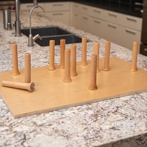 Custom Pegboard Drawer Organizer Adjustable Plate Bowl Pots Pans ...