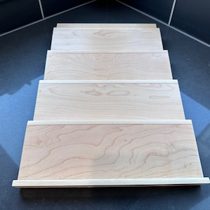 Custom Spice Drawer Insert Made From Solid Maple, Walnut, or White Oak ...