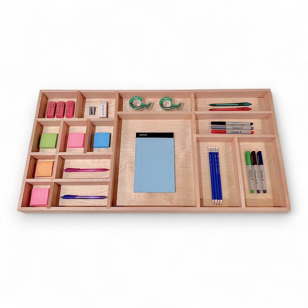 Desk Drawer Organizer for Office Drawer Insert for Desk Organization ...