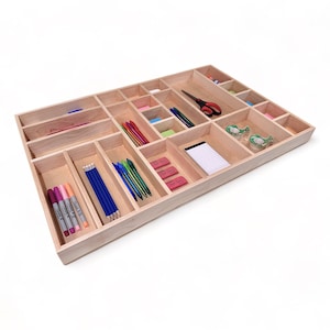Desk Drawer Organizer for Office Drawer Insert for Desk Organization ...