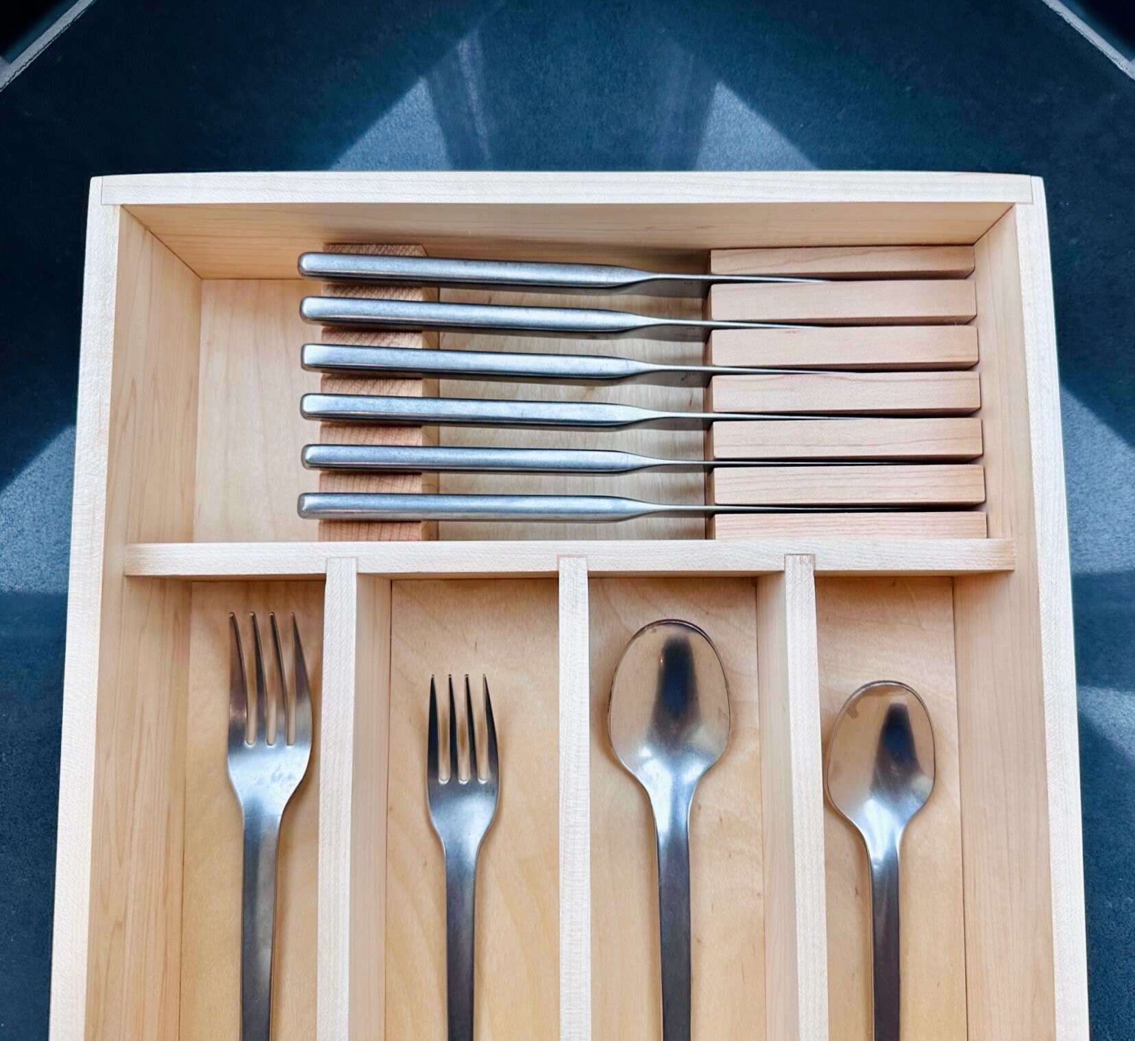 Custom Kitchen Drawer Organizer Maple Utensil Drawer Organizer - Etsy