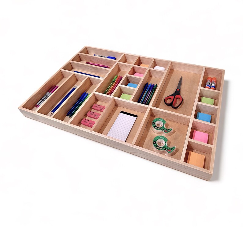 Desk Drawer Organizer for Office Drawer Insert for Desk Organization ...