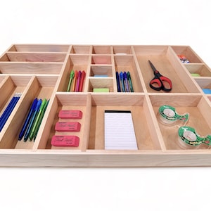 Desk Drawer Organizer for Office Drawer Insert for Desk Organization ...