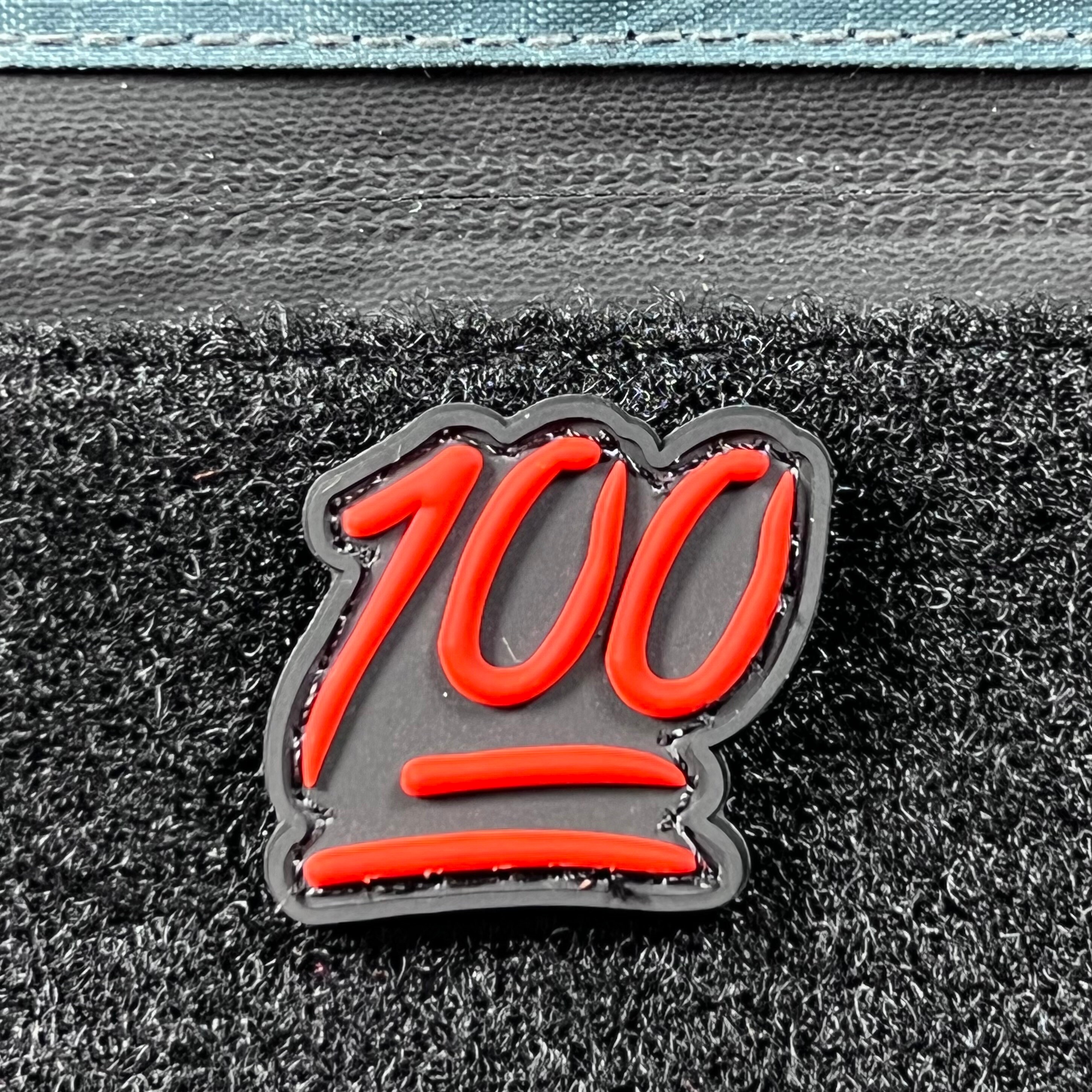 Keep It 100 Emoji | 3D PVC Ranger Eye Patch - Etsy