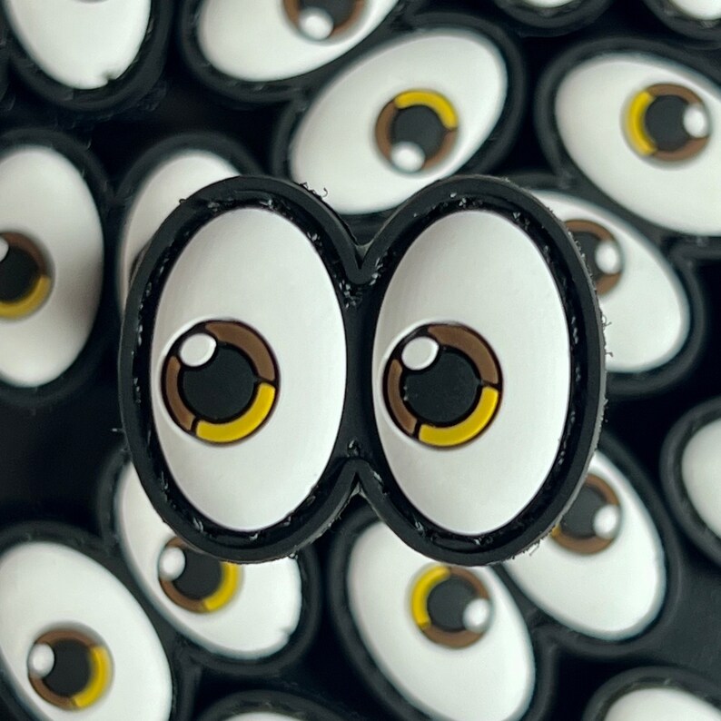 Pair of Eyes Emoji | 3D PVC Ranger Eye Patch - Etsy