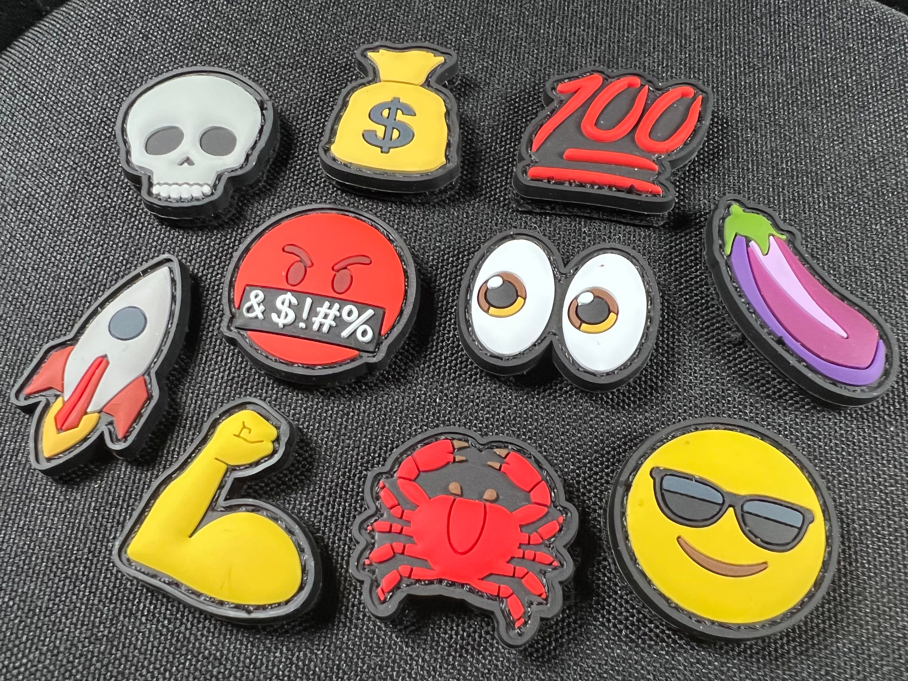 Ranger Eye Emoji Bundle | 3D PVC Ranger Eye Patches L Ten Patches - Etsy