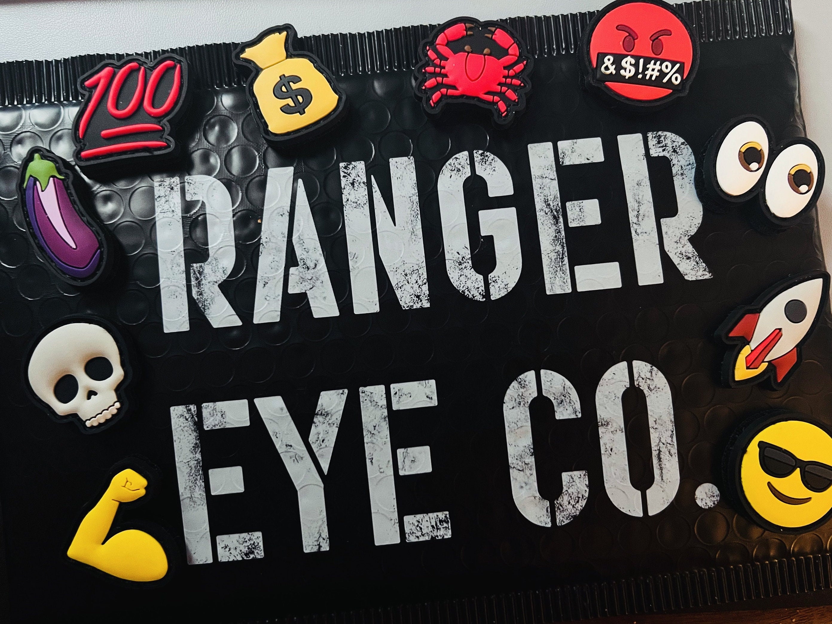 Ranger Eye Emoji Bundle | 3D PVC Ranger Eye Patches L Ten Patches - Etsy