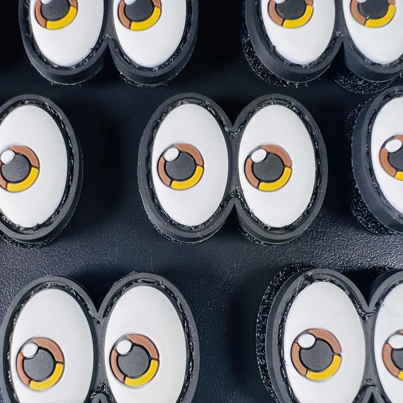 Pair of Eyes Emoji 3D PVC Ranger Eye Patch - Etsy