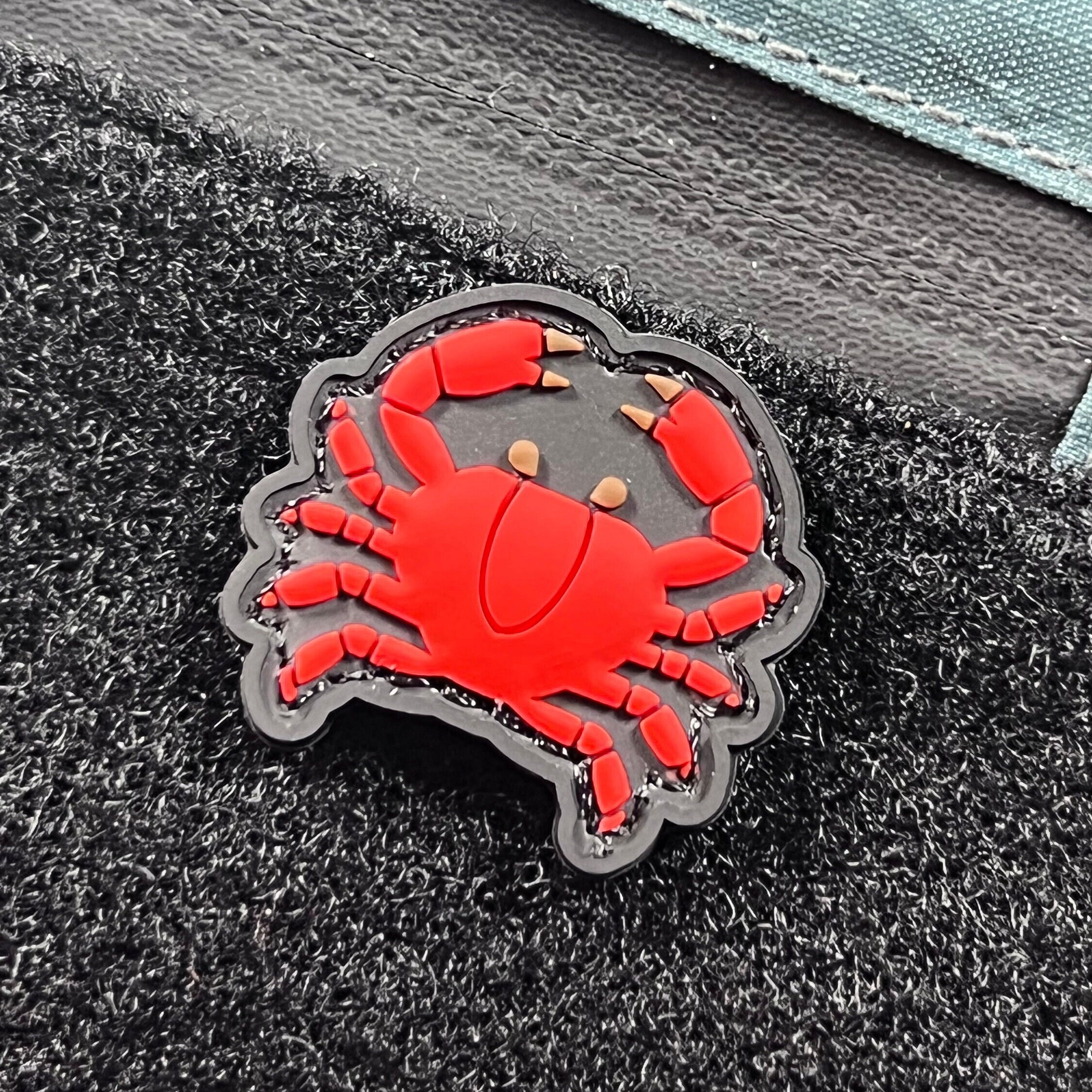 Crab Emoji | 3D PVC Ranger Eye Patch - Etsy