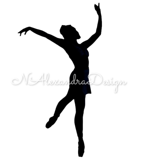 Arabesque Ballet Silhouette