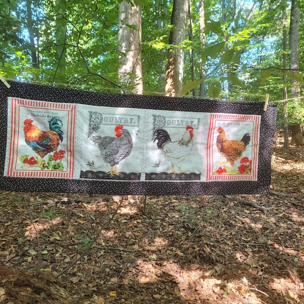 Chicken Table Runner Pattern - Etsy