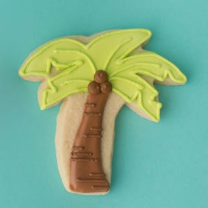 Palm Tree Sugar Cookies (2 Dozen) - Gourmet Hand-decorated Gift Set - Etsy